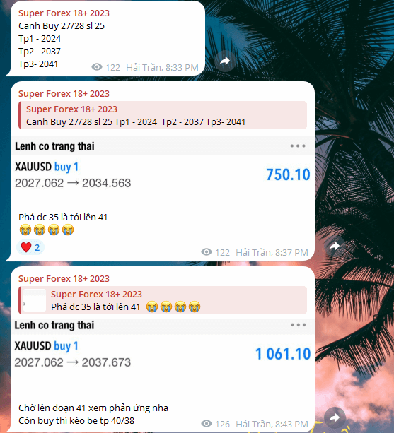 Tín hiệu - S18 Trader